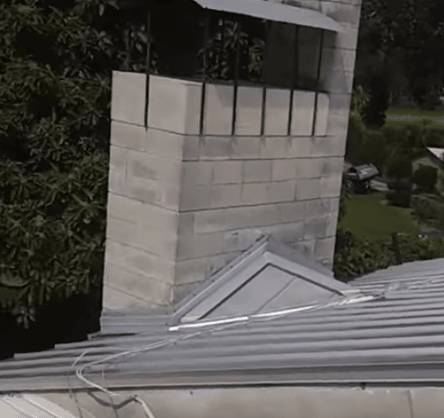 Metal Roof Chimney Cricket